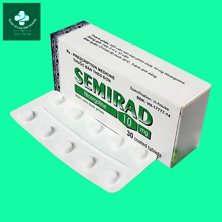 Semirad 10mg Semirad giá bao nhiêu - Dược sĩ Lưu Văn Hoàng