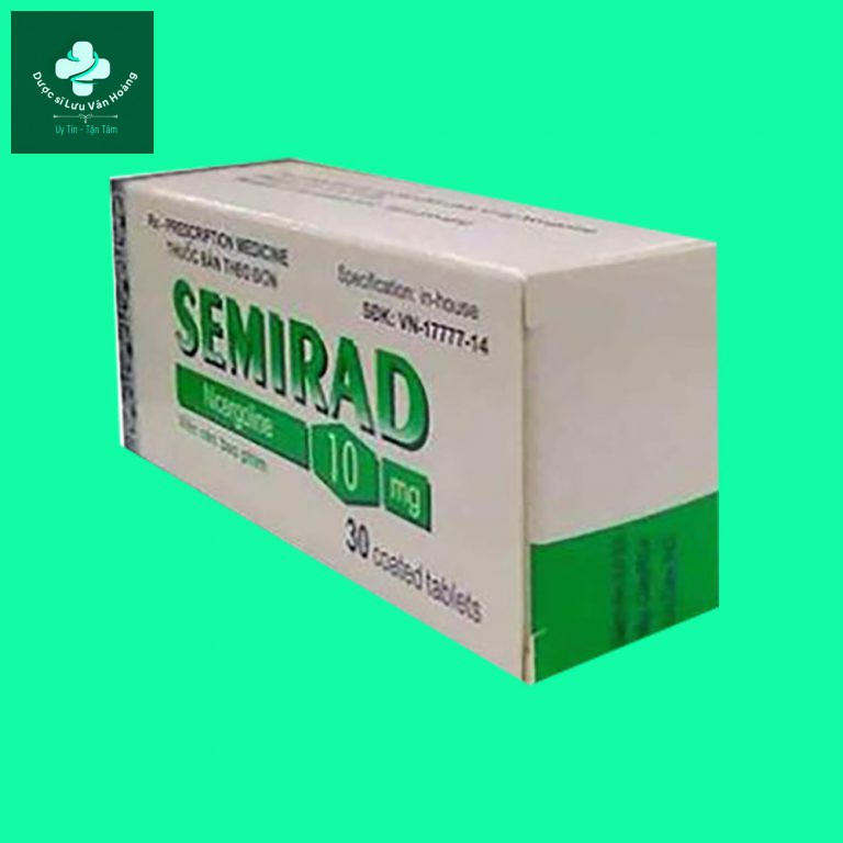 Semirad 10mg Semirad giá bao nhiêu - Dược sĩ Lưu Văn Hoàng