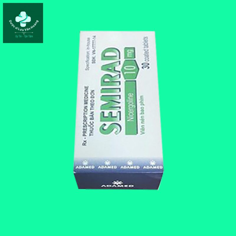 Semirad 10mg Semirad giá bao nhiêu - Dược sĩ Lưu Văn Hoàng