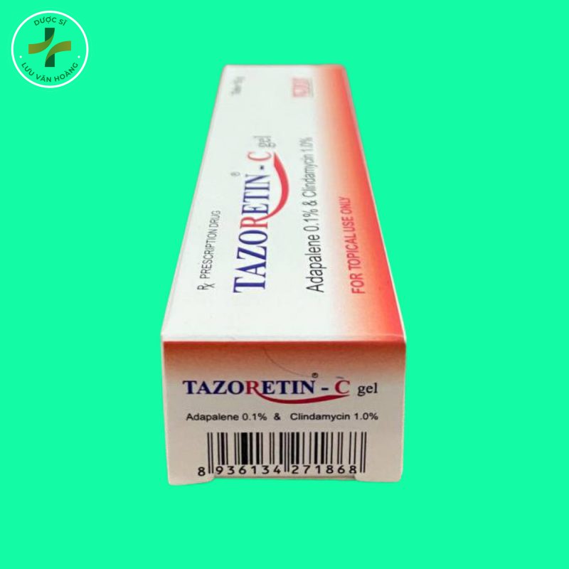 Thuốc Tazoretin-C Gel 15g - điều trị tình trạng mụn trứng cá