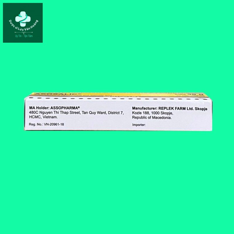 Thuốc Asosalic 30g trị viêm da dày sừng - Dược sĩ Lưu Văn Hoàng