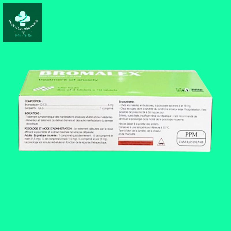 Thuốc Bromalex trị mất ngủ, lo âu- Dược sĩ Lưu Văn Hoàng