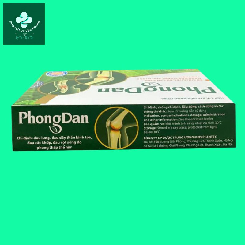 Thuốc Khớp Phong Dan giảm đau lưng, đau dây thần kinh tọa - Dược sĩ Lưu ...