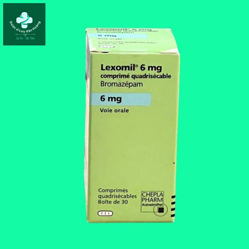 Thuốc Lexomil 6mg trị stress, mất ngủ- Dược sĩ Lưu Văn Hoàng