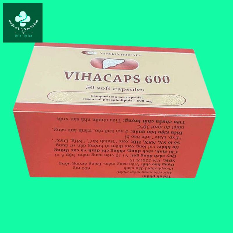 Thuốc Vihacaps 600 giảm triệu chứng do bệnh lý ở gan - Dược sĩ Lưu Văn ...