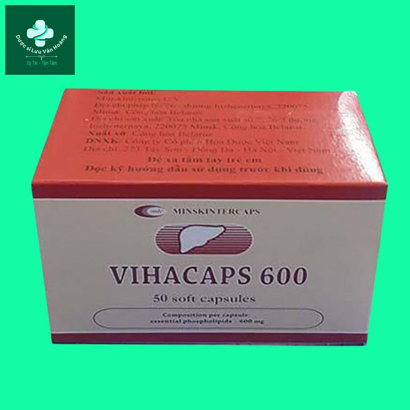 Thuốc Vihacaps 600 giảm triệu chứng do bệnh lý ở gan - Dược sĩ Lưu Văn ...