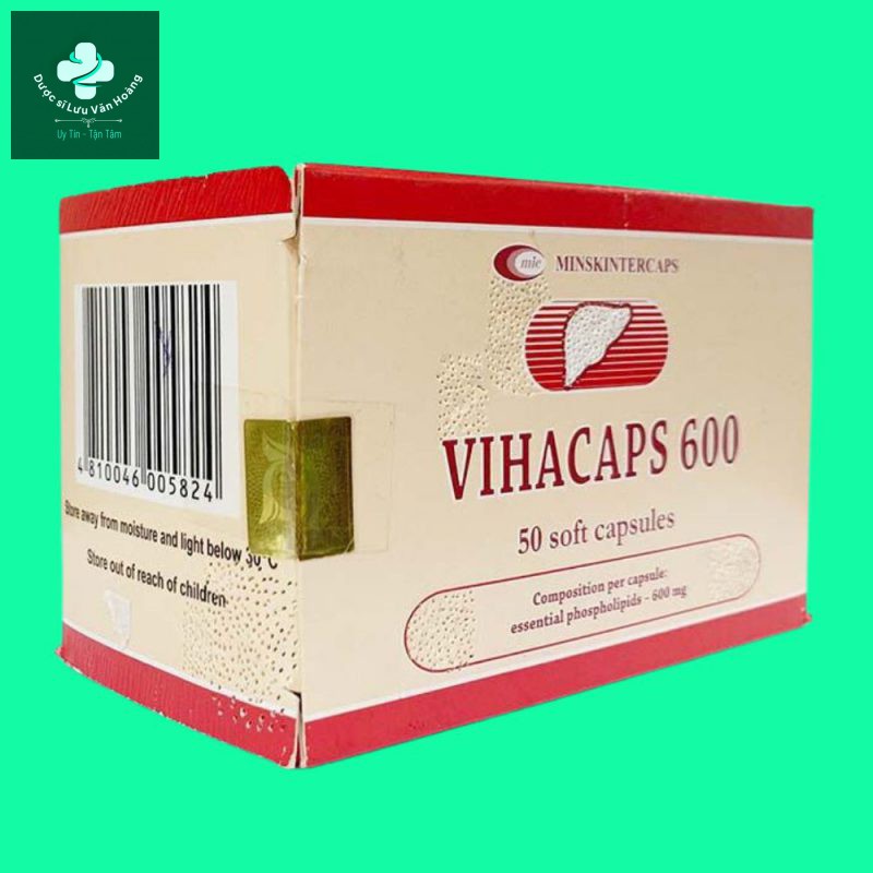 Thuốc Vihacaps 600 giảm triệu chứng do bệnh lý ở gan - Dược sĩ Lưu Văn ...