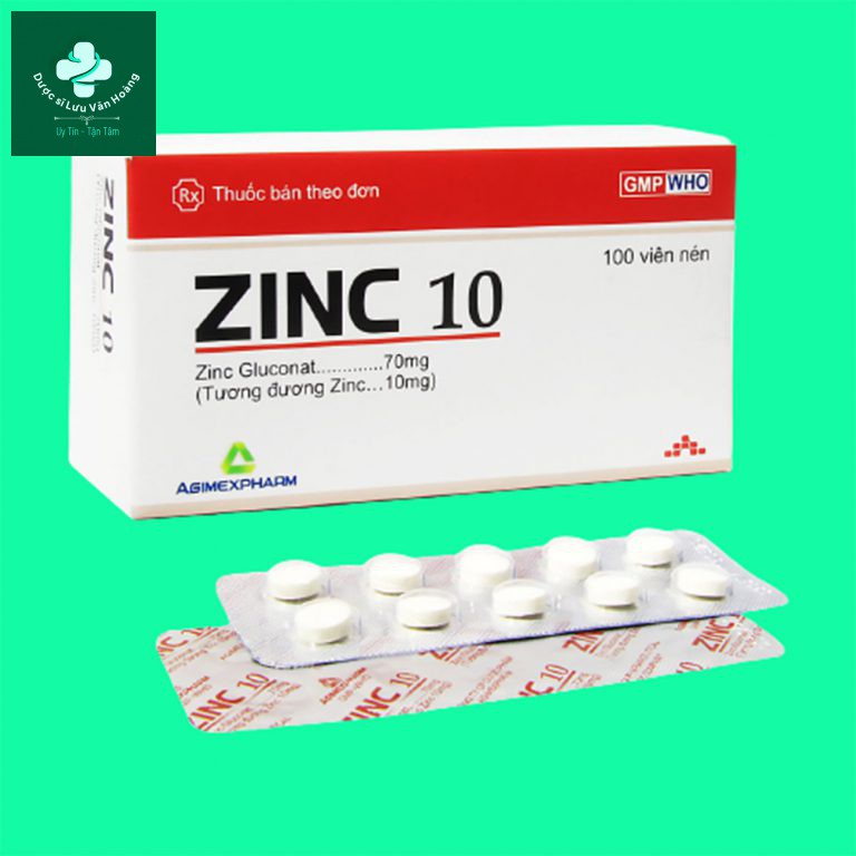 Thuốc ZinC 10 giúp bổ sung kẽm - Dược sĩ Lưu Văn Hoàng
