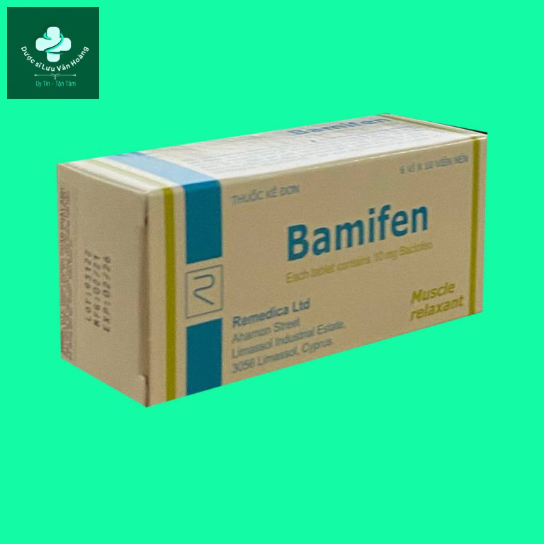 Thuốc Bamifen 10mg - giảm co cứng cơ - Dược sĩ Lưu Văn Hoàng