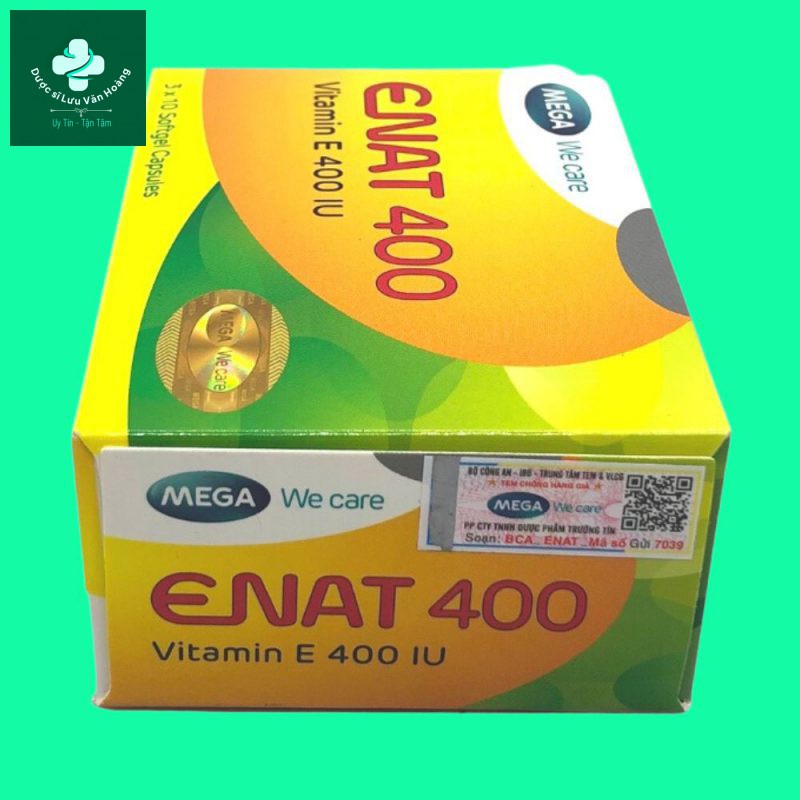 Thuốc Enat 400 ngừa và điều trị thiếu vitamin E - Dược sĩ Lưu Văn Hoàng