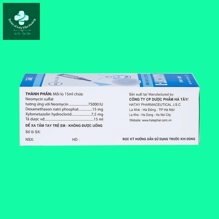 Thuốc xịt tai, mũi, họng Hadocort-D - Dược sĩ Lưu Văn Hoàng