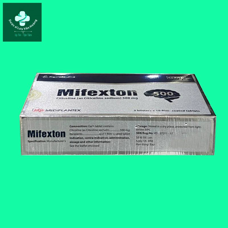 Thuốc Mifexton 500 - điều trị sa sút trí tuệ - Dược sĩ Lưu Văn Hoàng