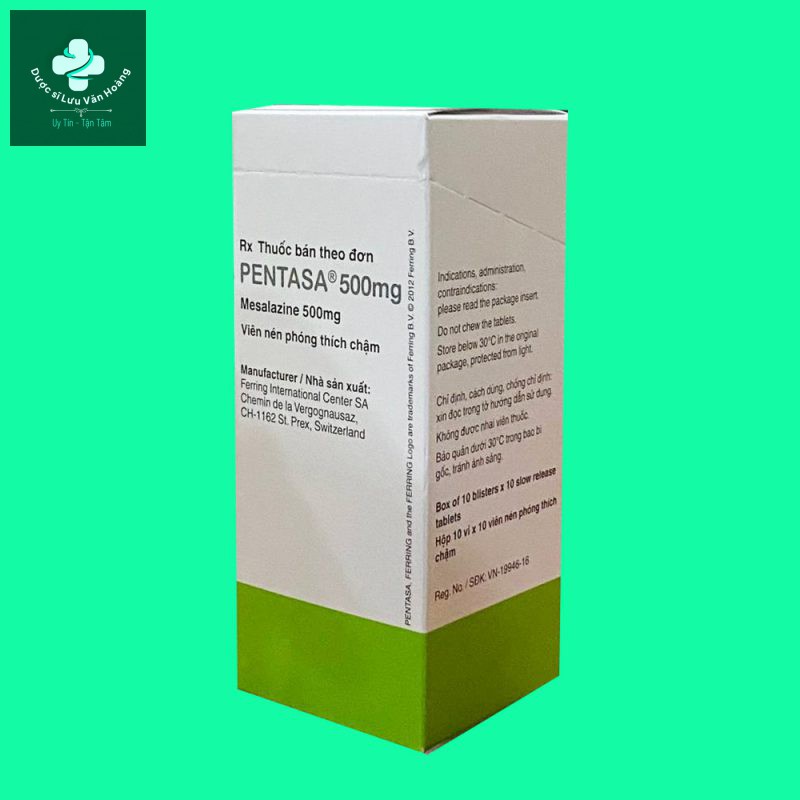 Thuốc Pentasa 500mg - điều trị viêm loét trực tràng, bệnh Crohn - Dược ...