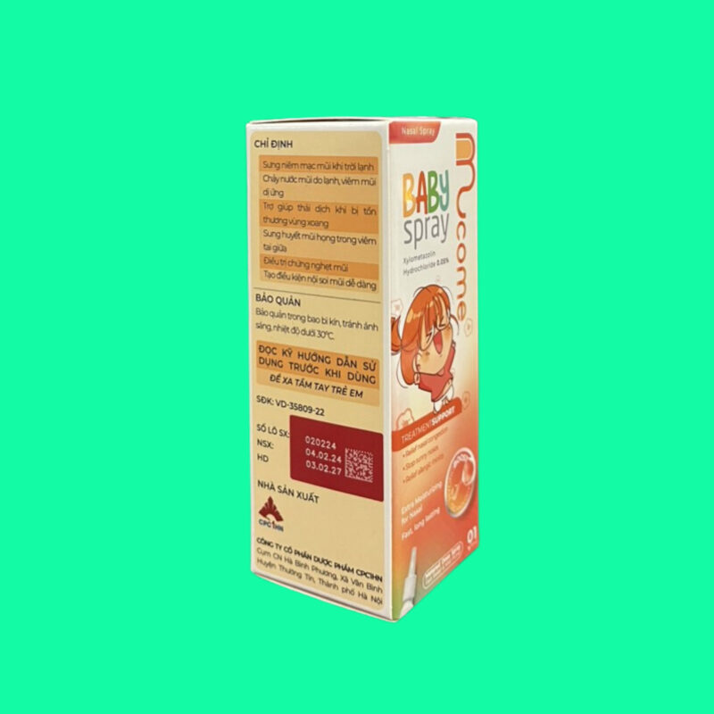 Thuốc Mucome Baby spray - Điều trị viêm mũi dị ứng - Dược sĩ Lưu Văn Hoàng