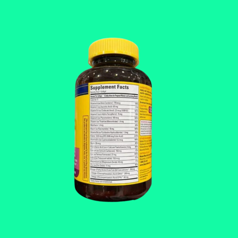 Nature Made Prenatal Multi + DHA - Viên tổng hợp cho phụ nữ có thai