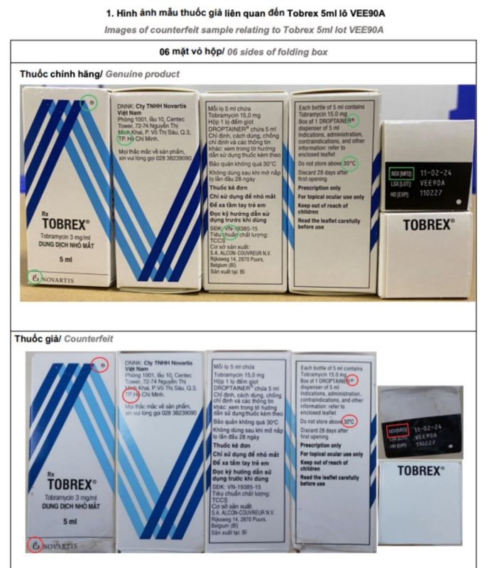 Thuốc nhỏ mắt Tobrex 5ml điều trị các trường hợp nhiễm khuẩn - Dược sĩ ...