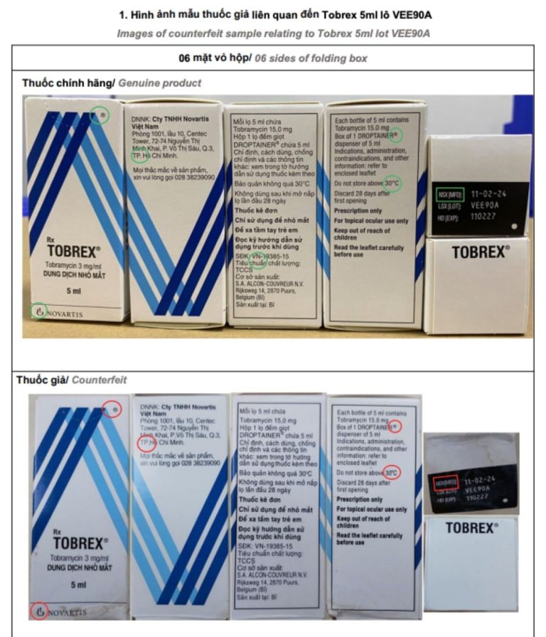 Thuốc nhỏ mắt Tobrex 5ml điều trị các trường hợp nhiễm khuẩn - Dược sĩ ...