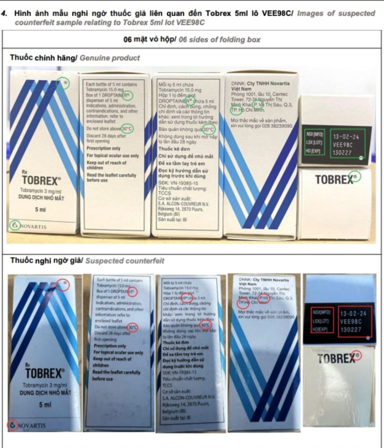 Thuốc nhỏ mắt Tobrex 5ml điều trị các trường hợp nhiễm khuẩn - Dược sĩ ...