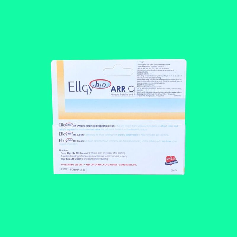 Thuốc Ellgy H2O ARR Cream 25g dùng để dưỡng ẩm da - Dược sĩ Lưu Văn Hoàng