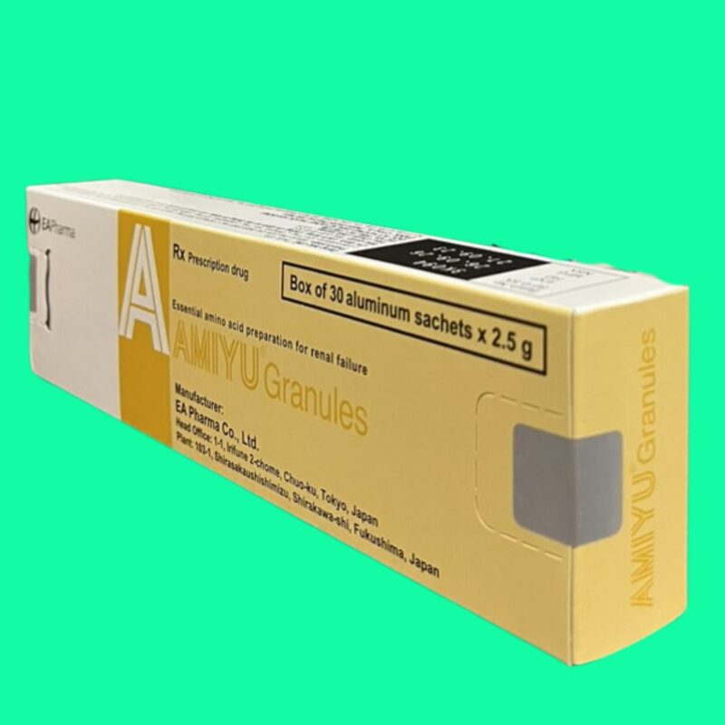 Thuốc Amiyu Granules 2,5g bổ sung acid amin cho người suy thận mạn tính ...