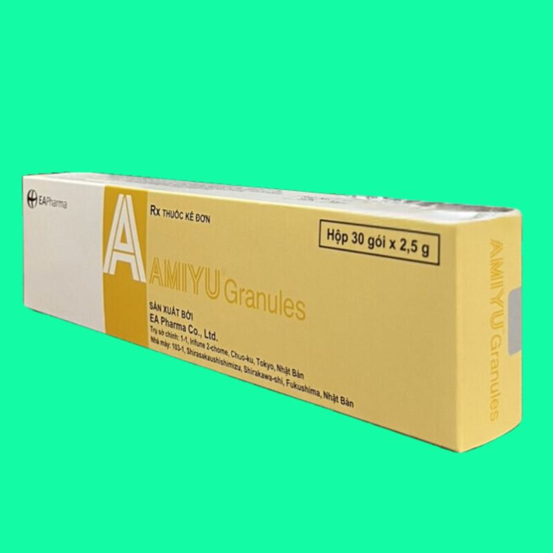 Thuốc Amiyu Granules 2,5g bổ sung acid amin cho người suy thận mạn tính ...
