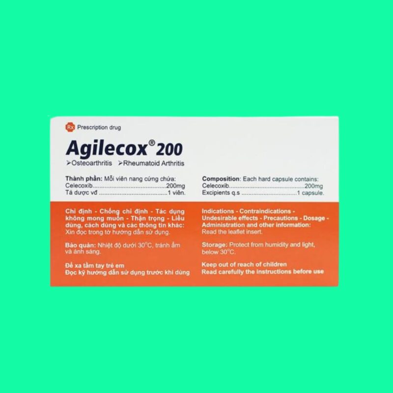 Thuốc Agilecox 200 - Điều trị viêm xương khớp - Dược sĩ Lưu Văn Hoàng