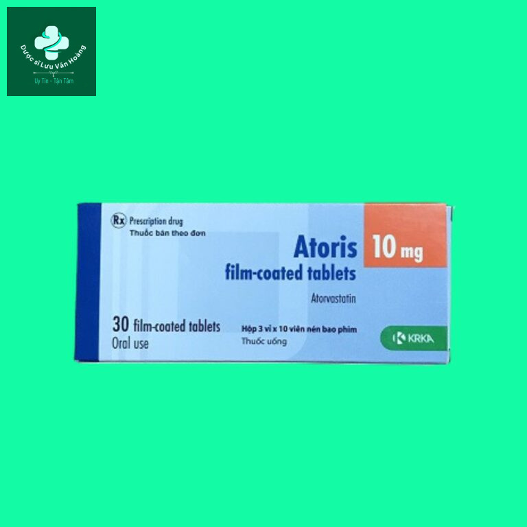 Thuốc Atoris 10mg - Điều trị hiệu quả tăng cholesterol và triglycerid máu - Dược sĩ Lưu Văn Hoàng
