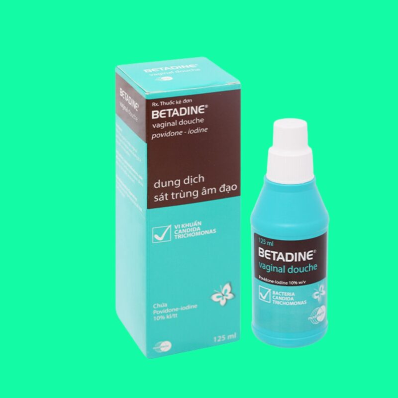 Nước rửa phụ khoa Betadine Vaginal Douche 10% 125ml - Điều trị viêm âm ...