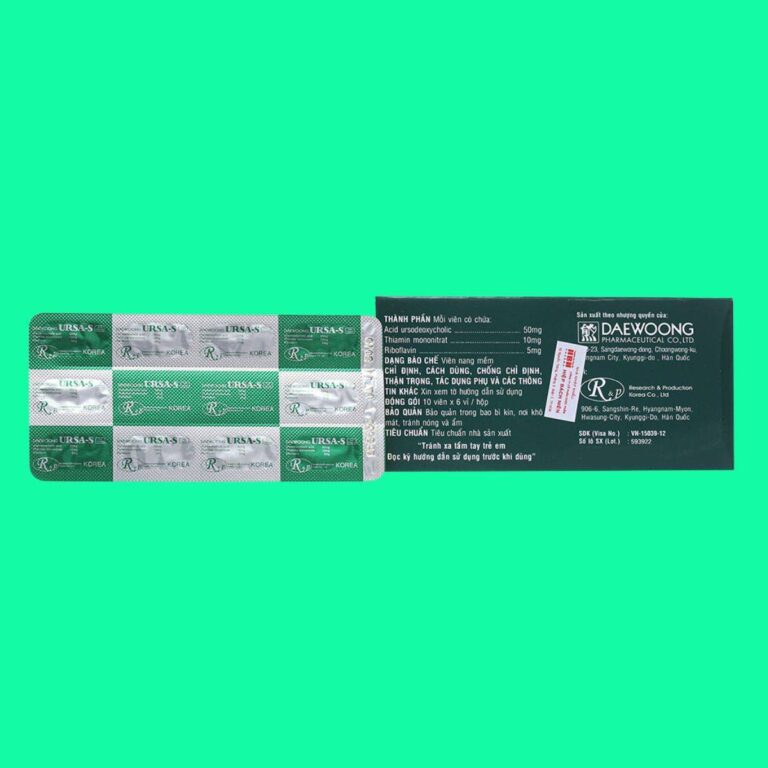 Thuốc Daewoong Ursa-S: Hỗ trợ chức năng gan - Dược sĩ Lưu Văn Hoàng