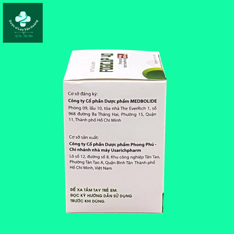 Thuốc Fogicap 40 - Điều trị viêm loét dạ dày, tá tràng - Dược sĩ Lưu ...