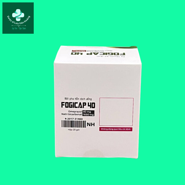 Thuốc Fogicap 40 - Điều trị viêm loét dạ dày, tá tràng - Dược sĩ Lưu ...