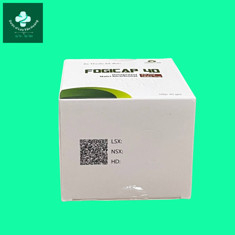 Thuốc Fogicap 40 - Điều trị viêm loét dạ dày, tá tràng - Dược sĩ Lưu ...
