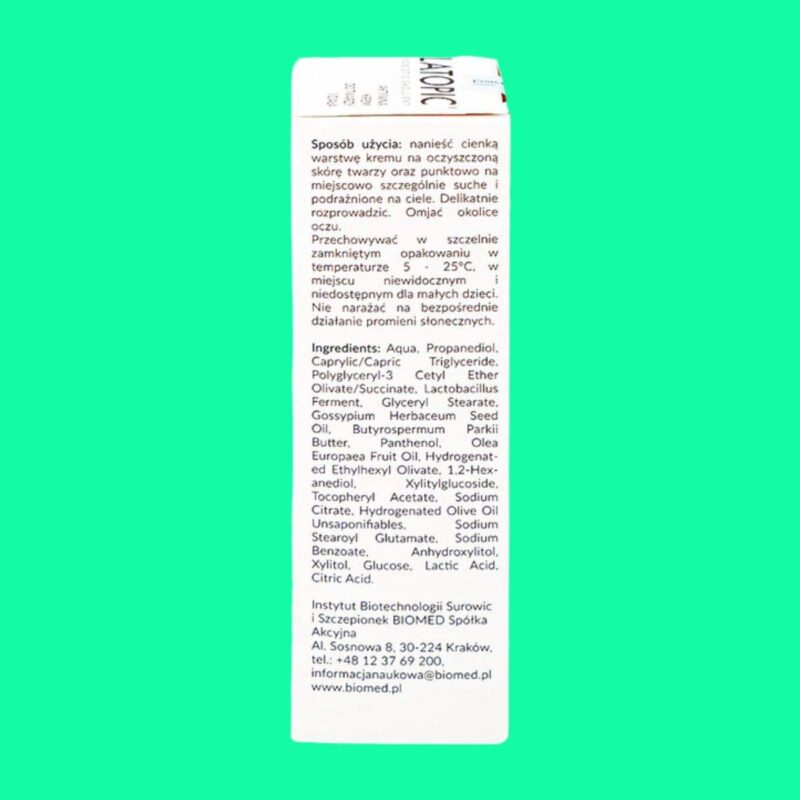 Latopic Probiotic Face and Body Cream: Dưỡng ẩm da toàn diện - Dược sĩ ...