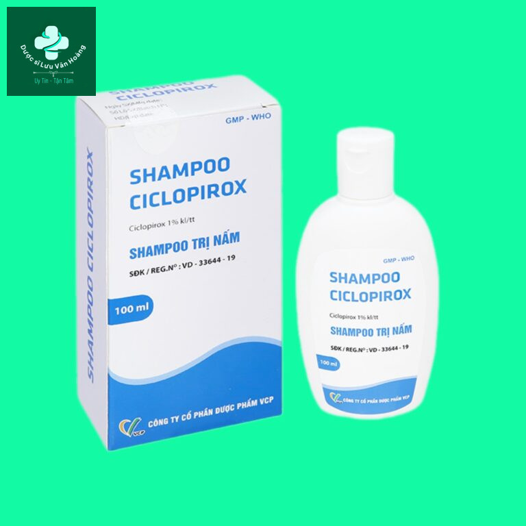 Dầu gội Shampoo Ciclopirox 100ml: Ngăn ngừa nấm da đầu - Dược sĩ Lưu ...
