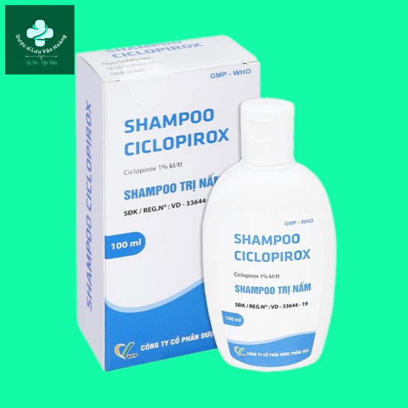Dầu gội Shampoo Ciclopirox 100ml: Ngăn ngừa nấm da đầu - Dược sĩ Lưu ...