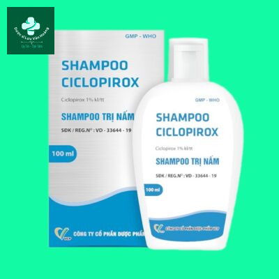 Dầu gội Shampoo Ciclopirox 100ml: Ngăn ngừa nấm da đầu - Dược sĩ Lưu ...