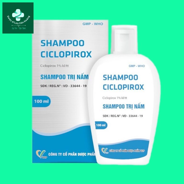 Dầu gội Shampoo Ciclopirox 100ml: Ngăn ngừa nấm da đầu - Dược sĩ Lưu ...