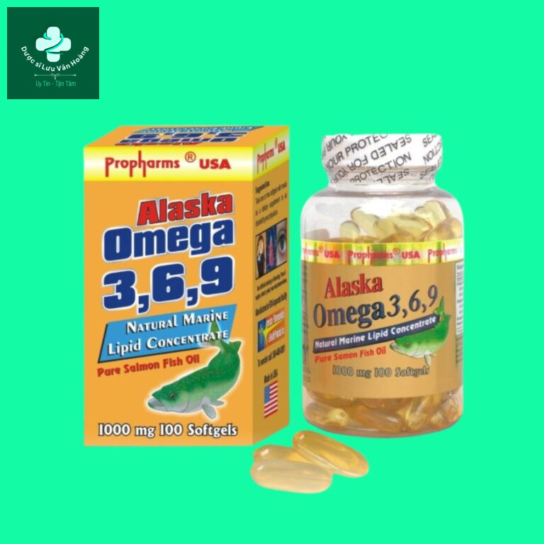 Dầu cá Alaska Omega 3,6,9 Propharms hỗ trợ tim mạch - Dược sĩ Lưu Văn Hoàng