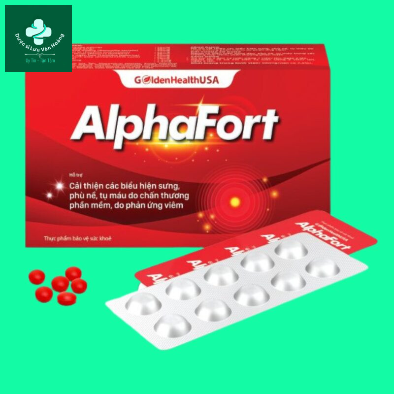 AlphaFort giảm viêm, sưng, phù nề do chấn thương - Dược sĩ Lưu Văn Hoàng