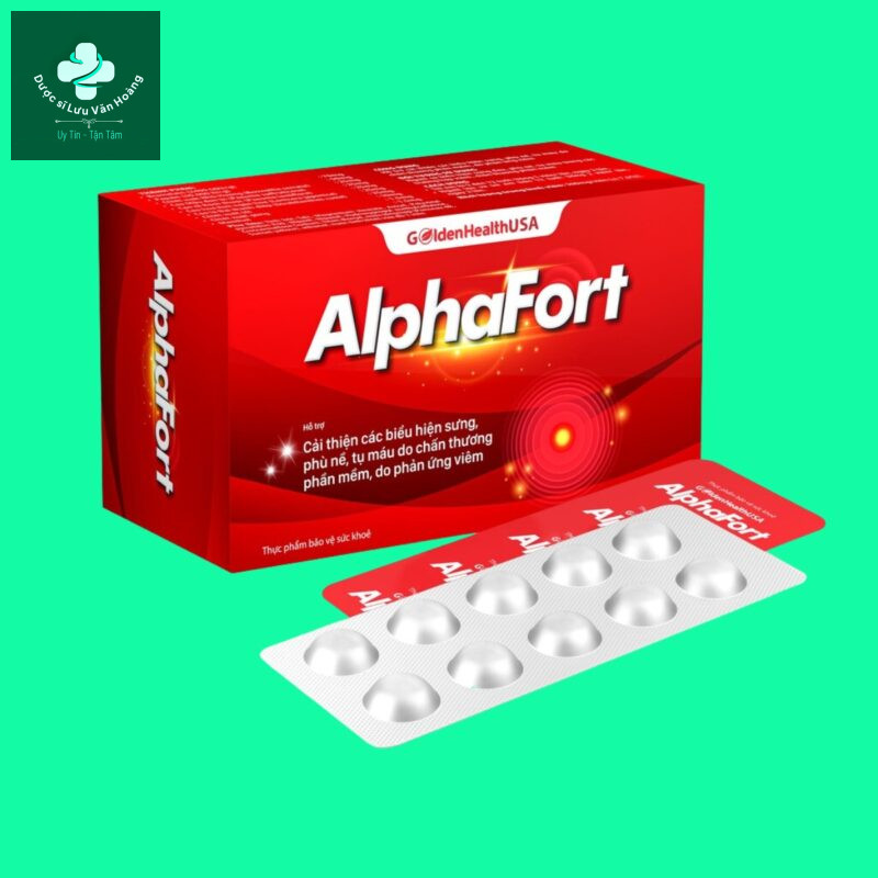 AlphaFort giảm viêm, sưng, phù nề do chấn thương - Dược sĩ Lưu Văn Hoàng