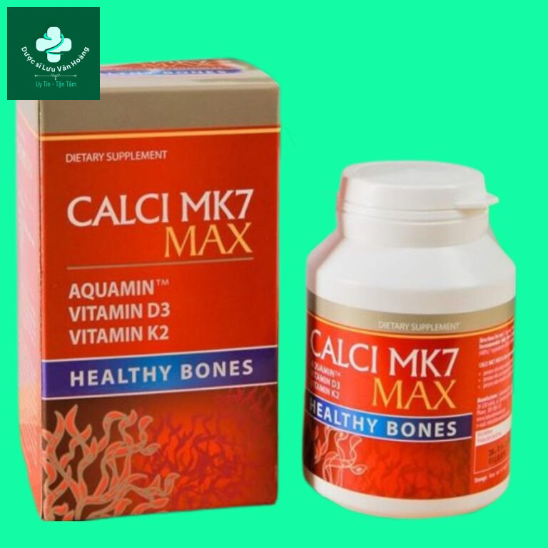 Thuốc Calci MK7 Max hỗ trợ điều trị loãng xương - Dược sĩ Lưu Văn Hoàng