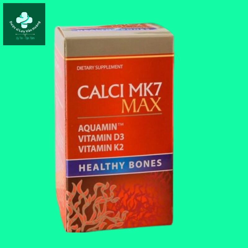 Thuốc Calci MK7 Max hỗ trợ điều trị loãng xương - Dược sĩ Lưu Văn Hoàng