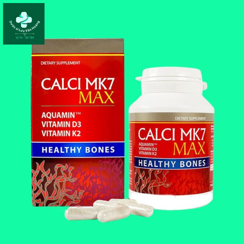 Thuốc Calci MK7 Max hỗ trợ điều trị loãng xương - Dược sĩ Lưu Văn Hoàng