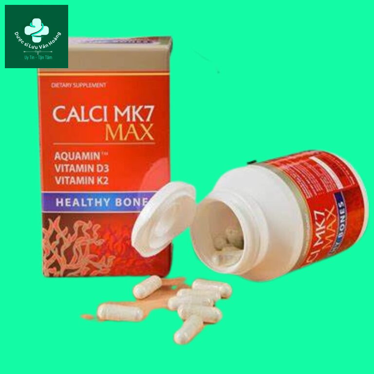 Thuốc Calci MK7 Max hỗ trợ điều trị loãng xương - Dược sĩ Lưu Văn Hoàng