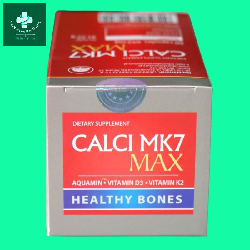 Thuốc Calci MK7 Max hỗ trợ điều trị loãng xương - Dược sĩ Lưu Văn Hoàng