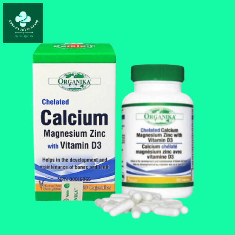 Thuốc Canxi D3 ORGANIKA Calcium Magnesium Zinc D3 - Giảm nguy cơ loãng ...