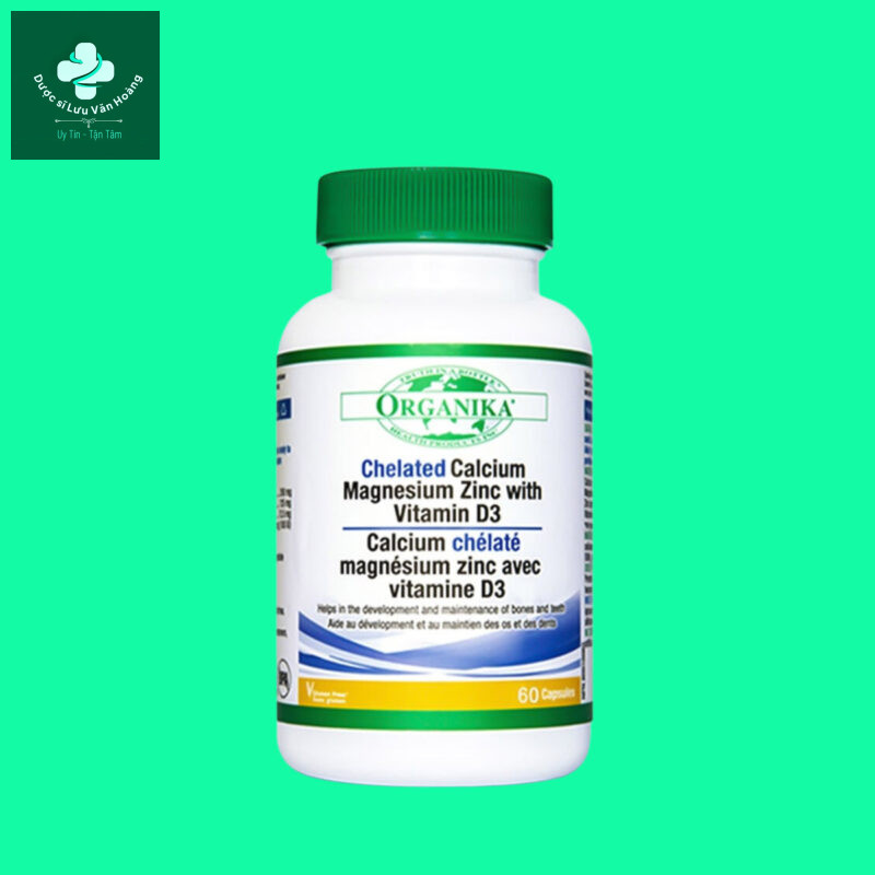 Thuốc Canxi D3 ORGANIKA Calcium Magnesium Zinc D3 - Giảm nguy cơ loãng ...
