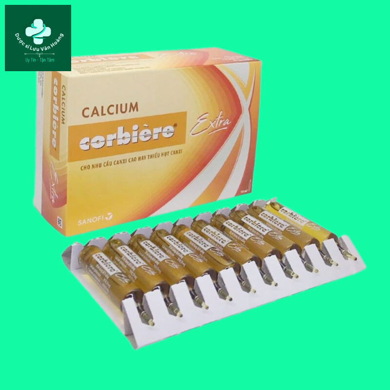 Thuốc Calcium Corbière Extra 10mg: Bổ sung Calci cho bà bầu và trẻ nhỏ ...