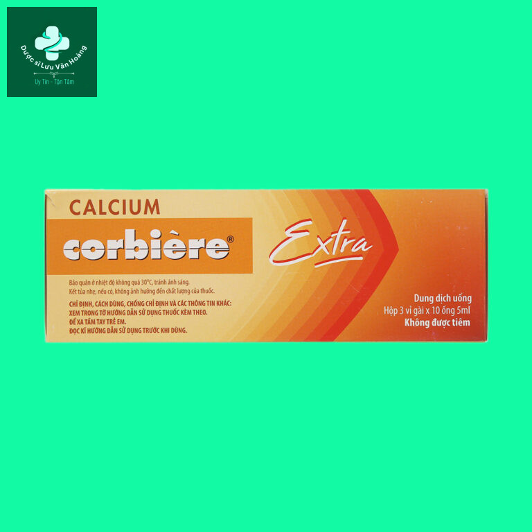 Thuốc Calcium Corbière Extra 10mg: Bổ sung Calci cho bà bầu và trẻ nhỏ ...