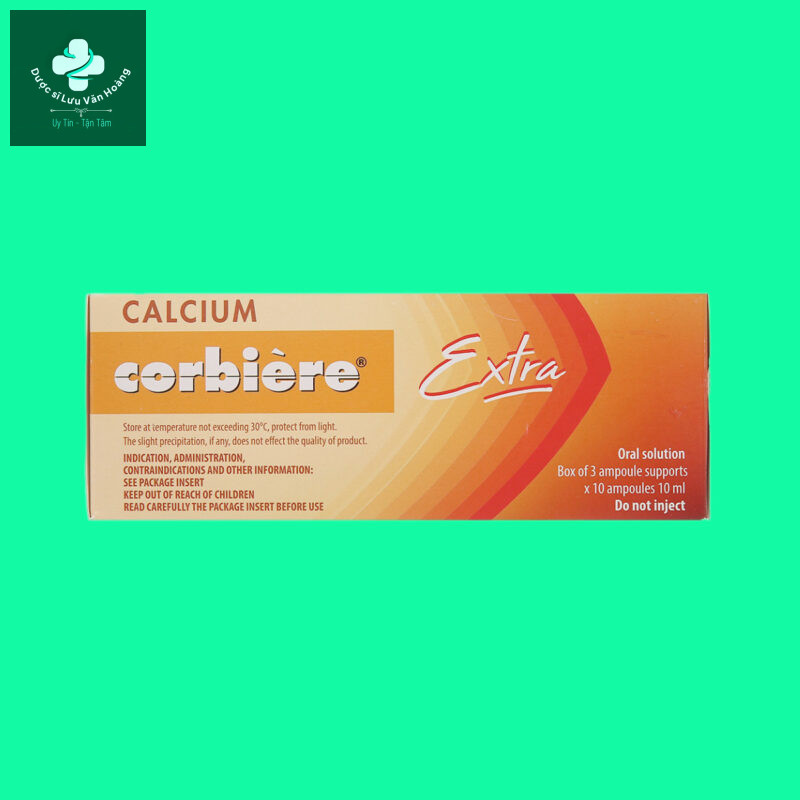 Thuốc Calcium Corbière Extra 10mg: Bổ sung Calci cho bà bầu và trẻ nhỏ ...